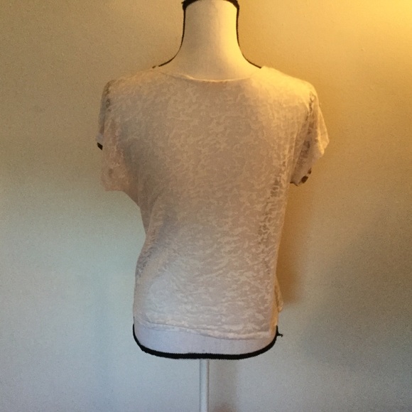 Ruby Rd. | Tops | Ruby Rd White Semisheer Top Purplegreen Floral | Poshmark